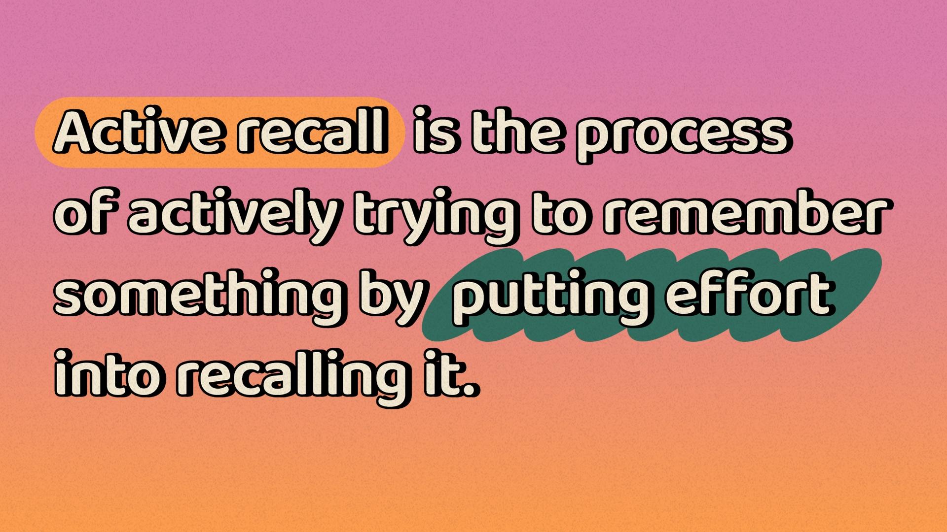 Active Recall: The Most Effective Learning Technique - Noji